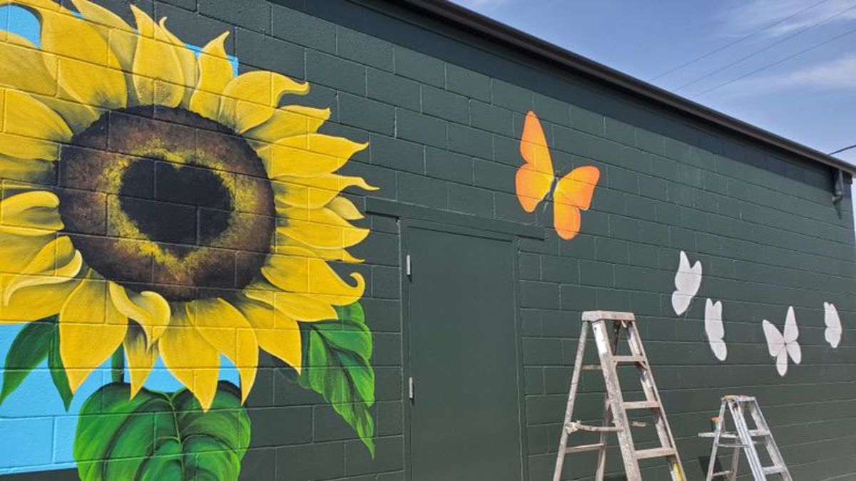 Painter Girl’s new mural honours Evelyn, the mother of the building’s ...
