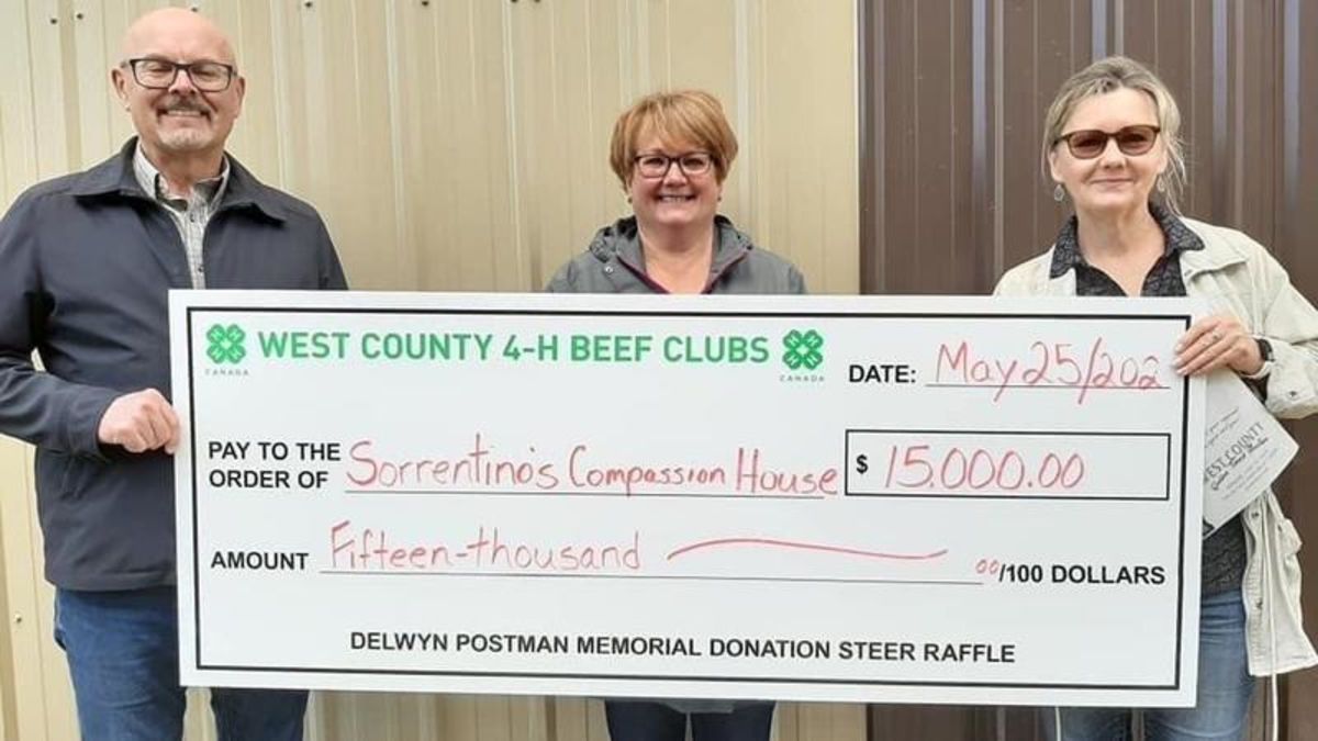 Steer raffle results in $15,000 donation while also paying tribute to ...