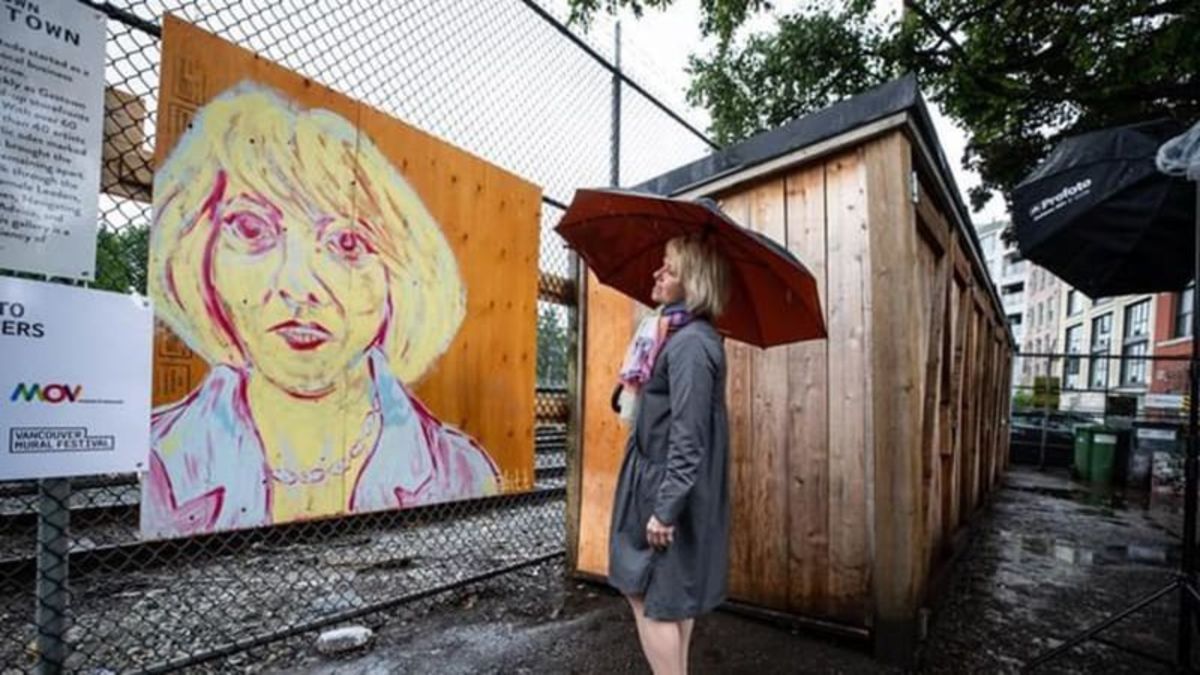 Dr. Bonnie Henry honoured at mural exhibition, picks up Fluevog shoes ...