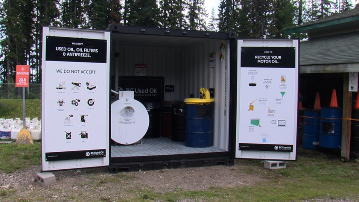 Vanway Transfer Station receives upgraded oil recycling station | CKPG ...