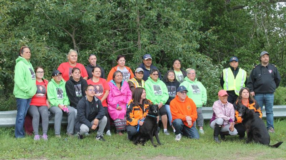 Family and supporters of missing woman Ashley Morin search Finlayson ...