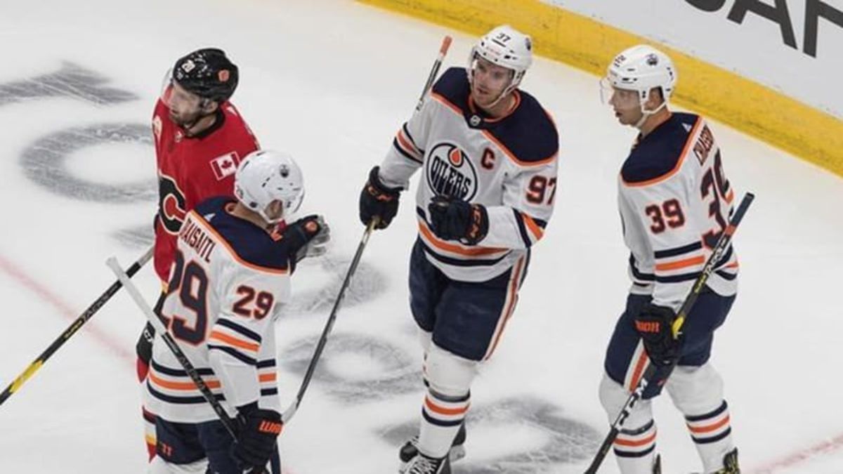 Oilers defeat Flames 4-1 in exhibition debut of Edmonton’s NHL hub ...