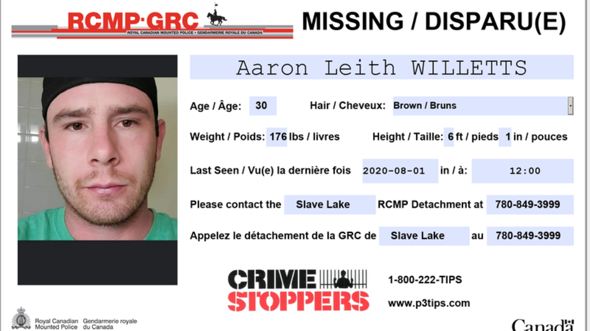 UPDATE: Slave Lake RCMP locate missing 30-year-old man | EverythingGP