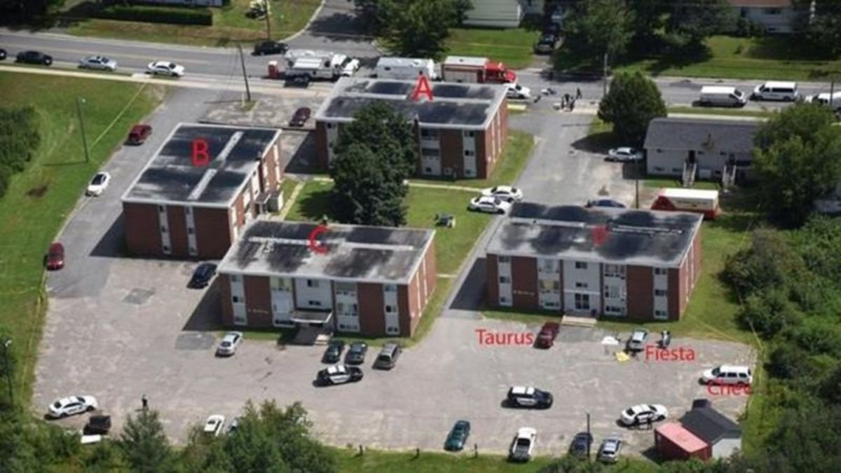 Jury in Matthew Raymond murder trial shown images from crime scene in ...