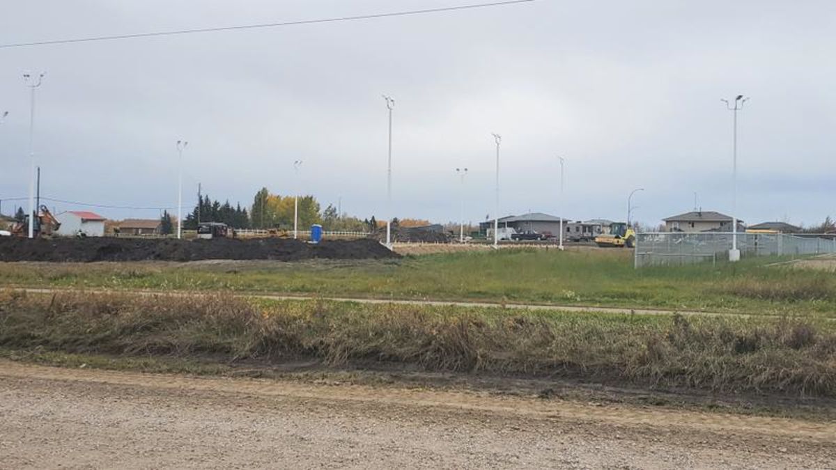 Outdoor rink taking shape on Flying Dust First Nation | meadowlakeNOW