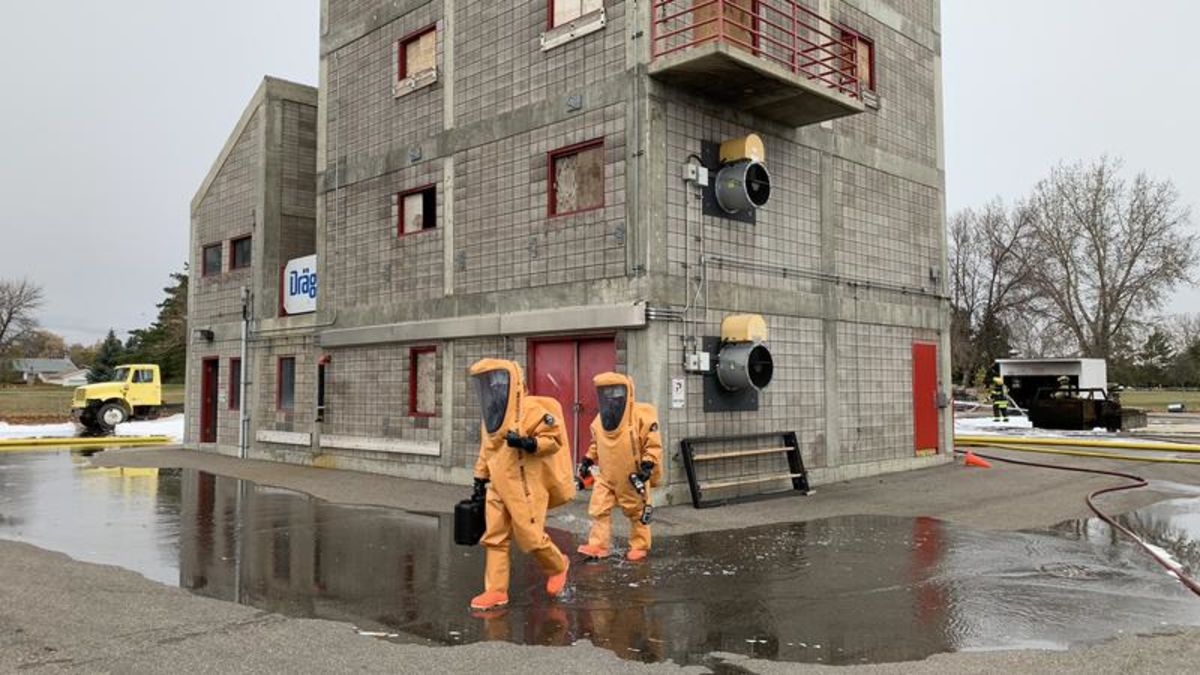 Lethbridge firefighters suit up for hazmat training day | Lethbridge ...
