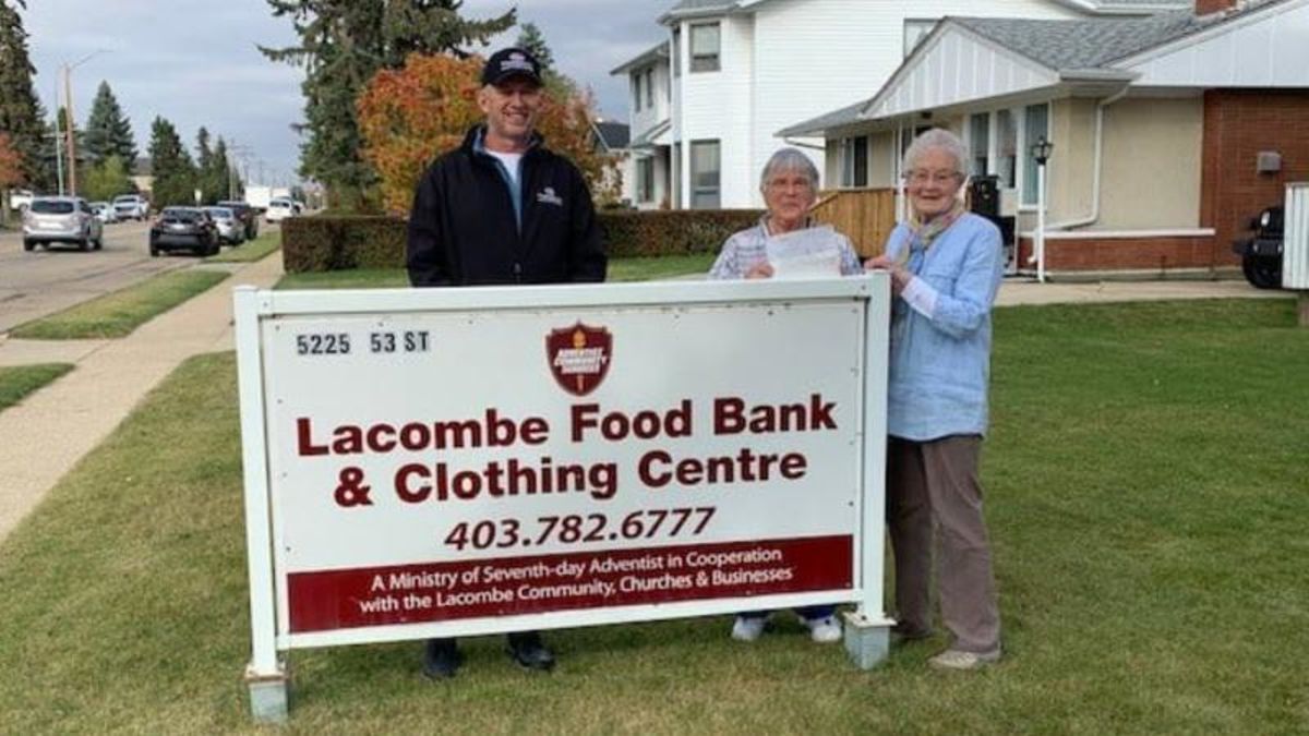 Lacombe Food Bank receives ‘enormous’ donation from local business ...