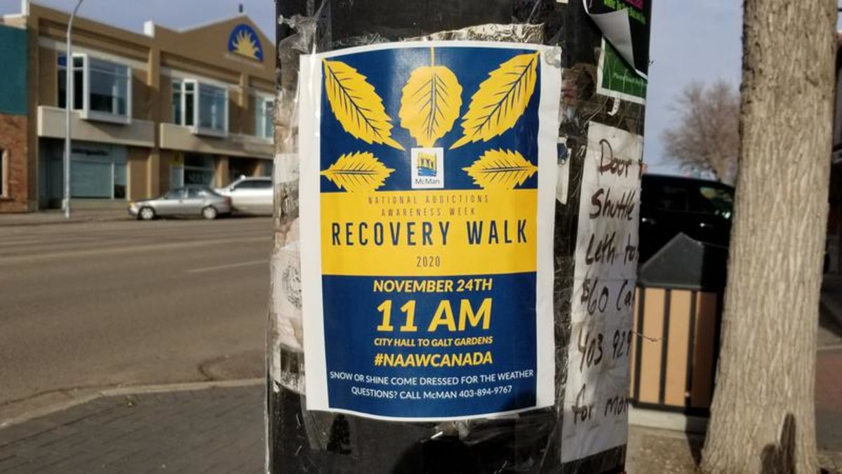 Walk held in support of National Addictions Awareness Week | Lethbridge ...