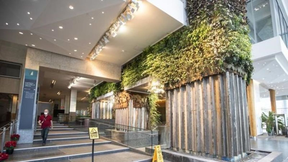 Fall of the wall: Alberta government takes down plant installation ...