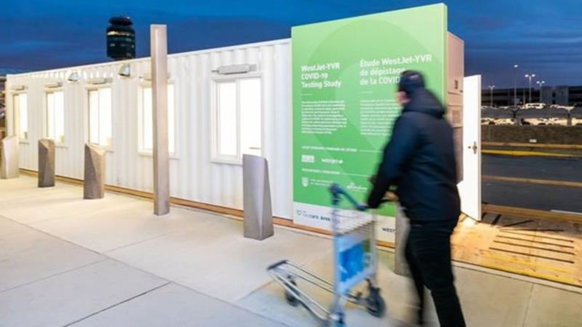 COVID-19 rapid test study launches at Vancouver airport for departing ...