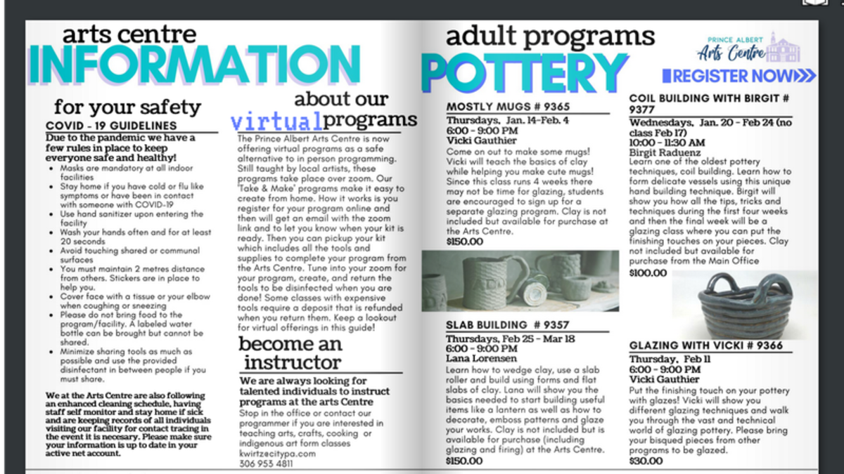 Prince Albert Arts Centre Has Programs for All Ages | paNOW