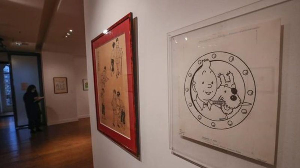 Rare Tintin comic book art set to sell for millions in Paris | CHAT ...