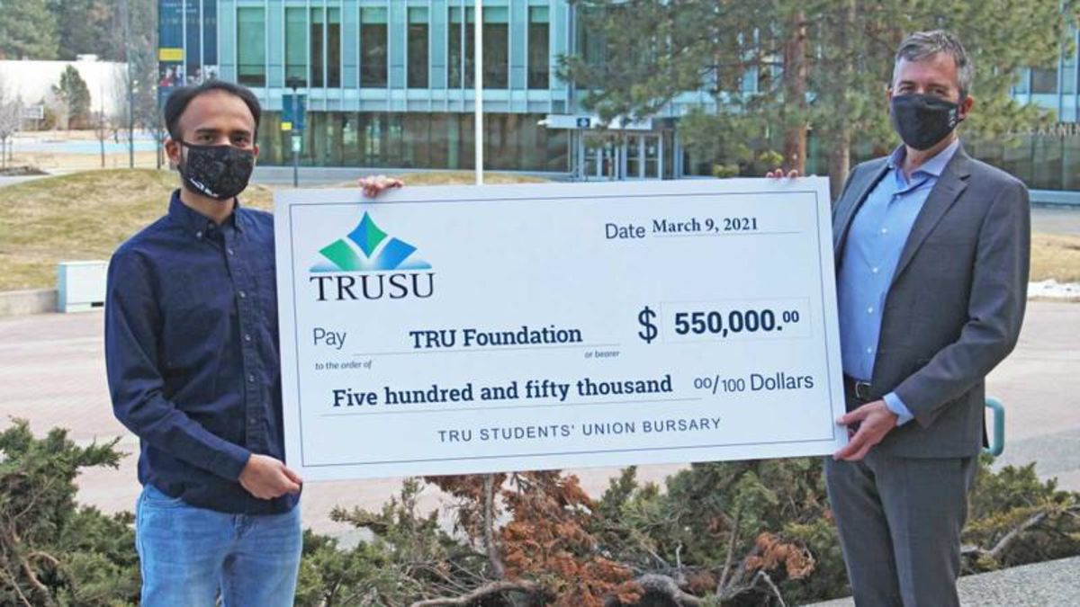 TRU student groups donate over $500,000 to student initiatives | CFJC ...