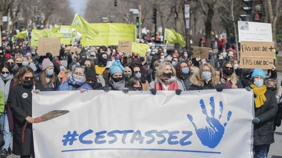 Protests across Quebec after eight women killed in eight weeks | paNOW