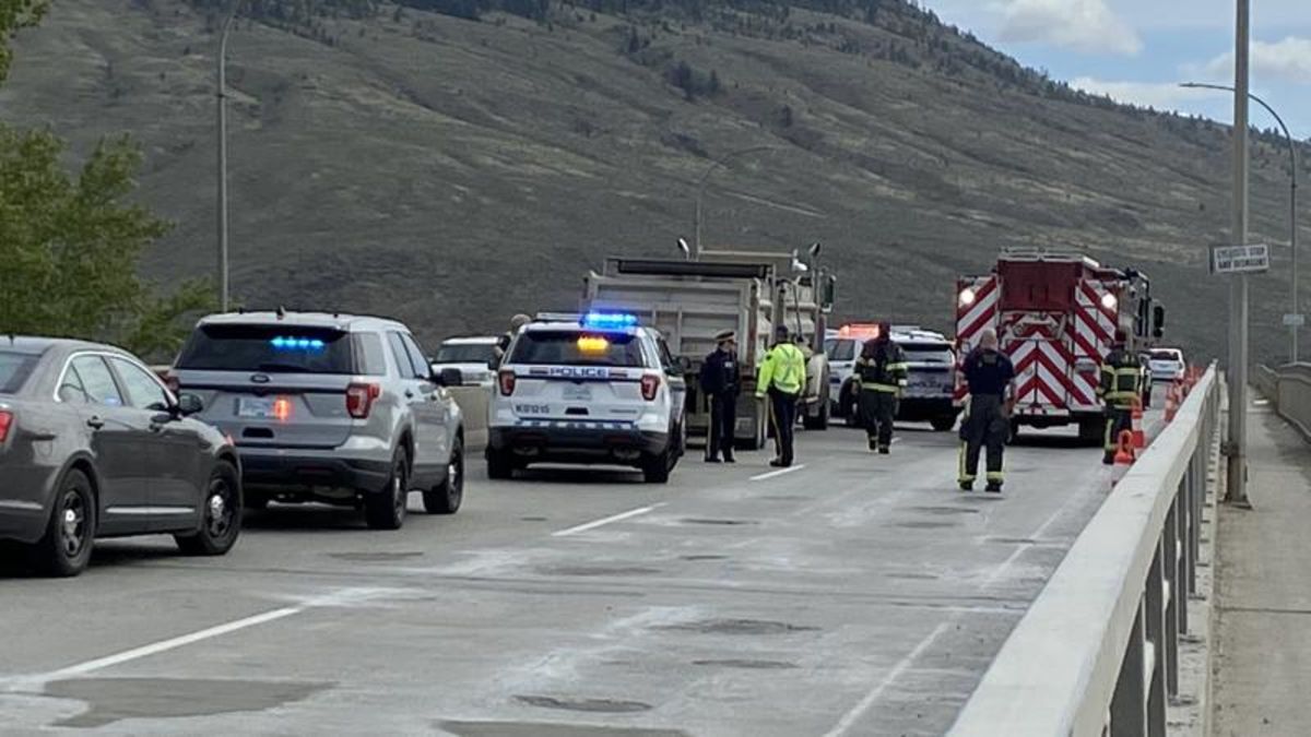 UPDATE: One dead after truck, motorcycle collide on Halston Bridge | 98 ...