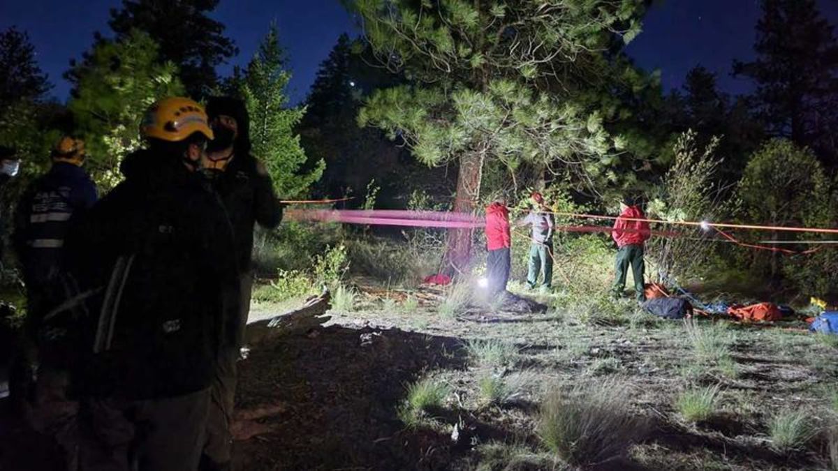 Emergency crews join forces to rescue injured and stranded rock ...