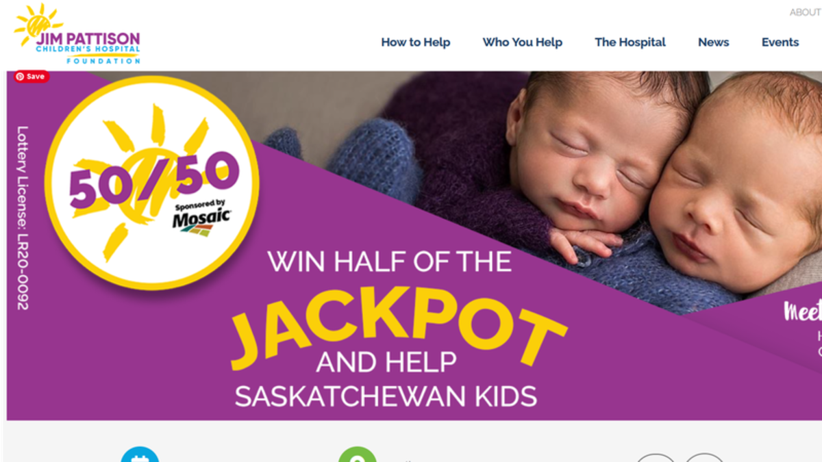 Jim Pattison Children’s Hospital Foundation 50/50 | paNOW