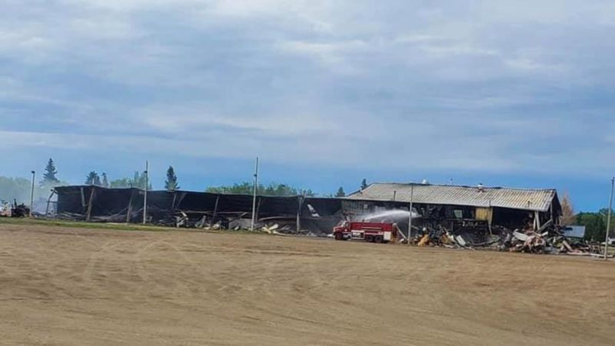“That was our hub”: Meadow Lake arena devastated by fire | battlefordsNOW