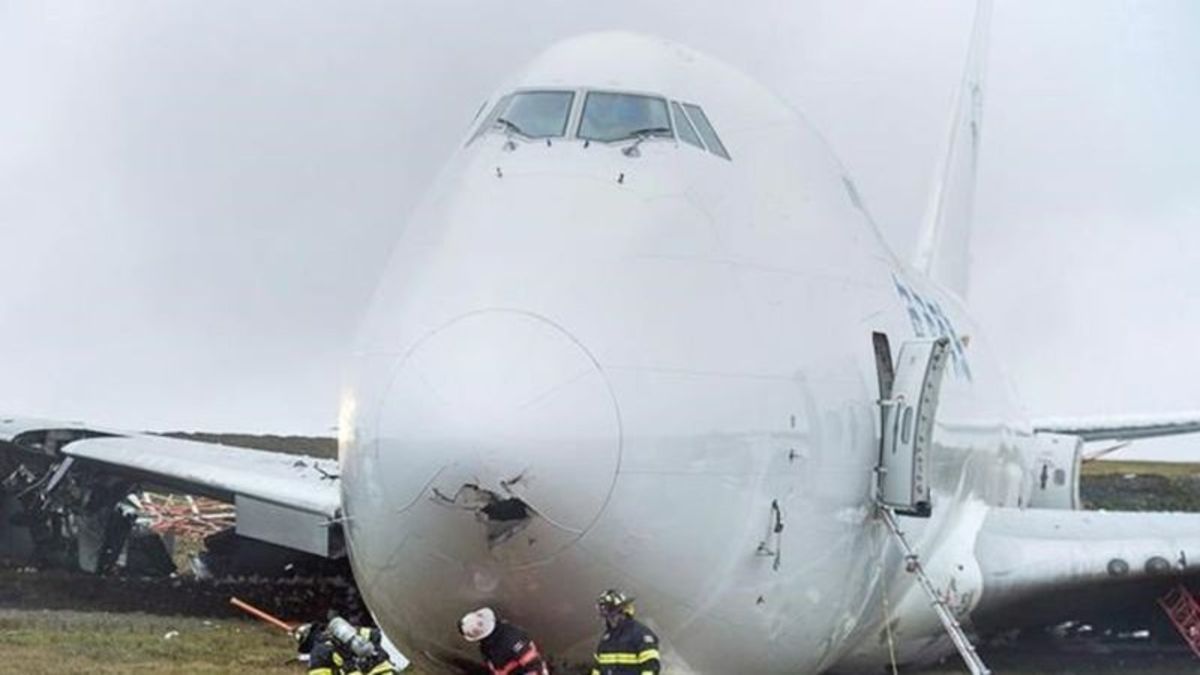 Runway overshoot that destroyed 747 cargo jet in Halifax caused by many ...