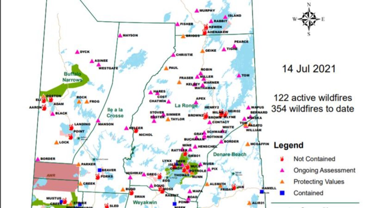 Fire suppression efforts continue as Buffalo River Dene First Nation ...