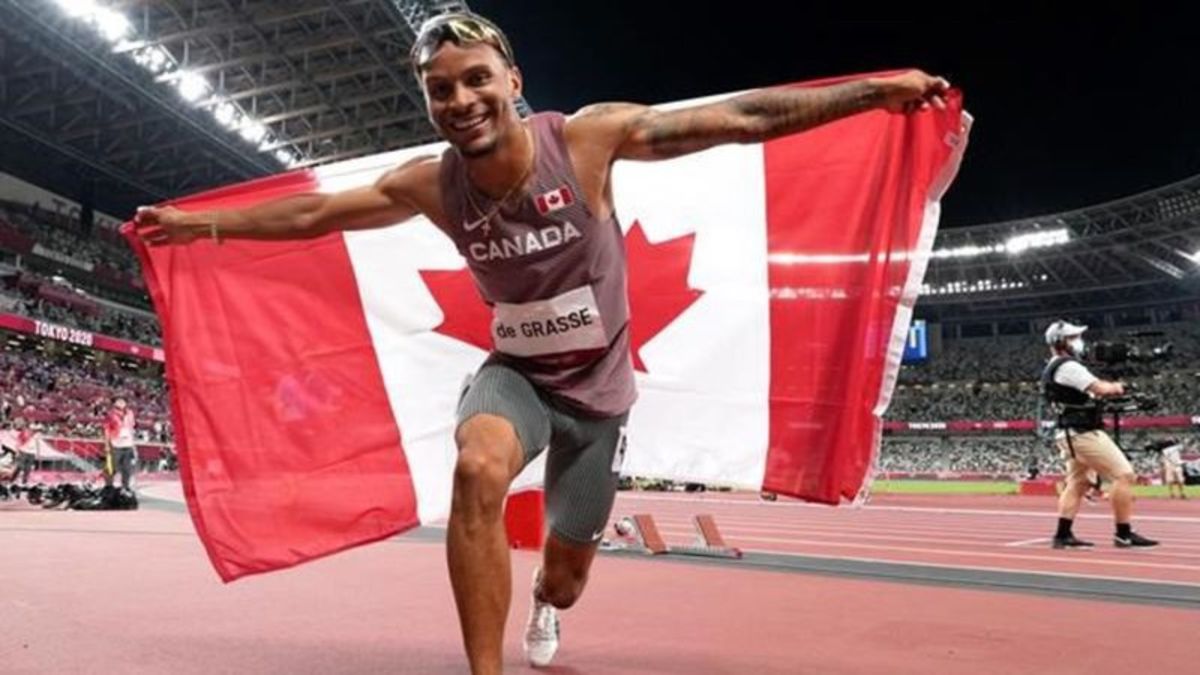 Canadian sprinter Andre De Grasse wins bronze in men’s 100 metres ...