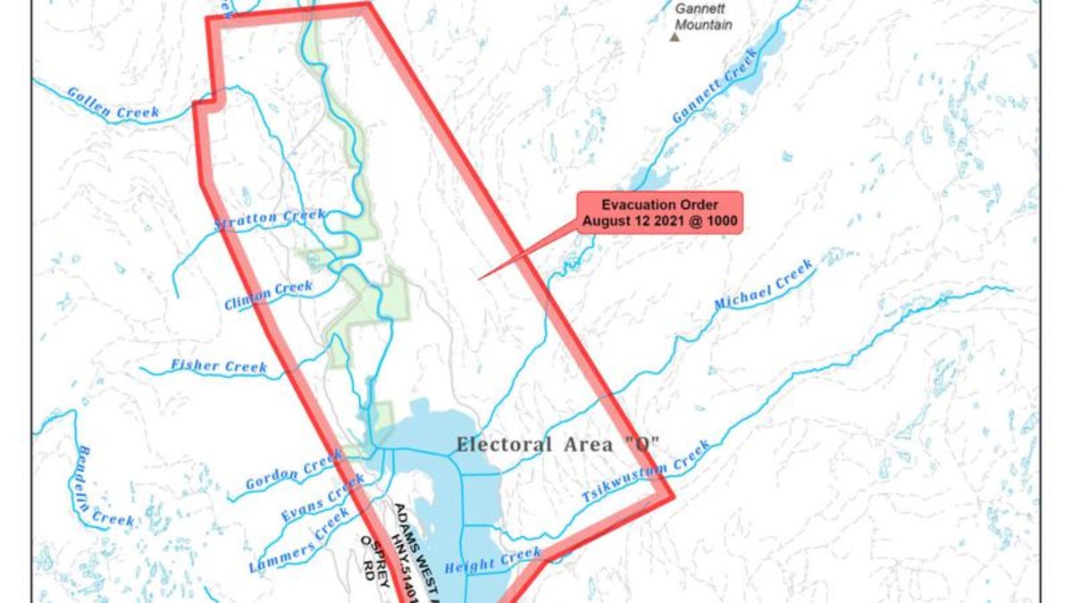 Momich Lake wildfire leads to Evacuation Order for the north end of ...