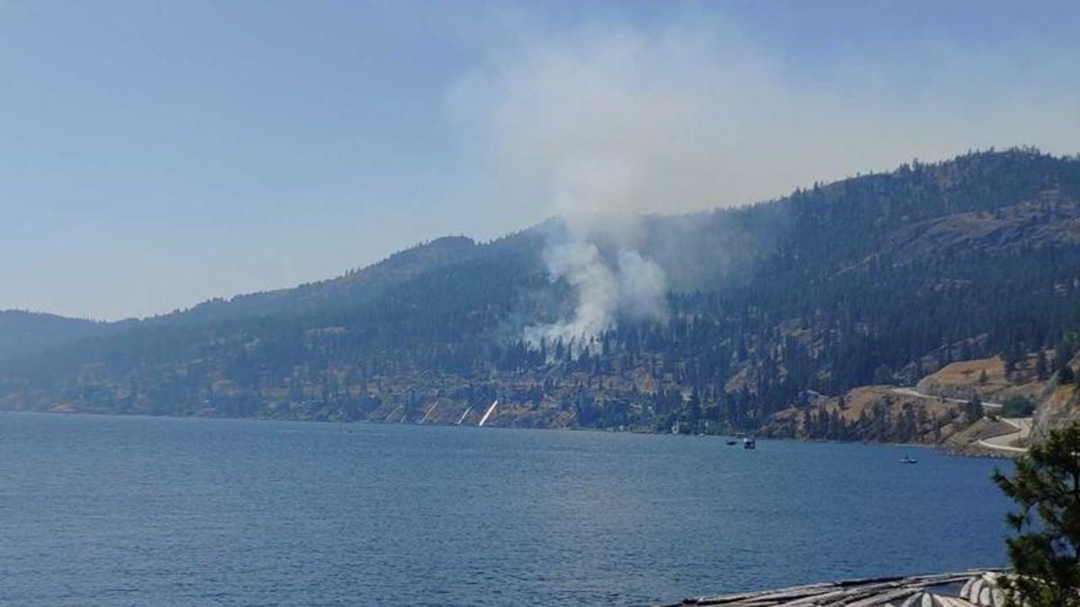 UPDATE: New wildfire on Westside Road under control | Vernon Matters