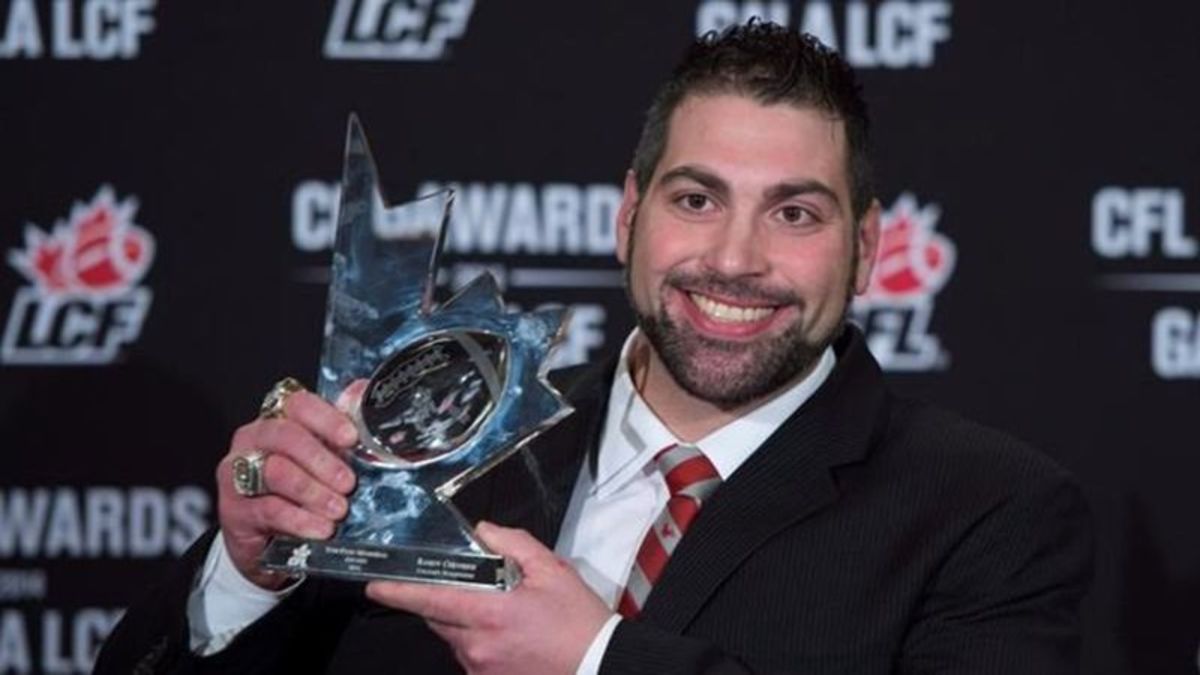 Veteran long-snapper Randy Chevrier is back with the Calgary Stampeders ...