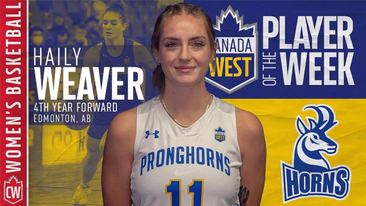 Pronghorns’ Haily Weaver named Canada West Women’s Basketball Player of ...