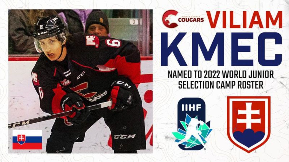 Kmec named to Slovakia World Junior Selection Camp roster | CKPG Today