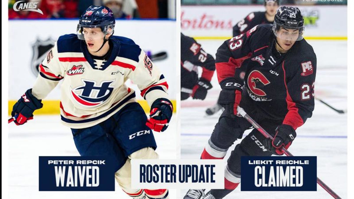 Hurricanes claim Reichle off waivers from Prince George, waive Repcik ...
