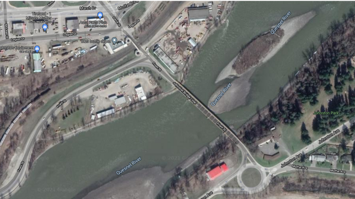 Johnston Bridge Loop closes due to flooding and ice buildup along ...
