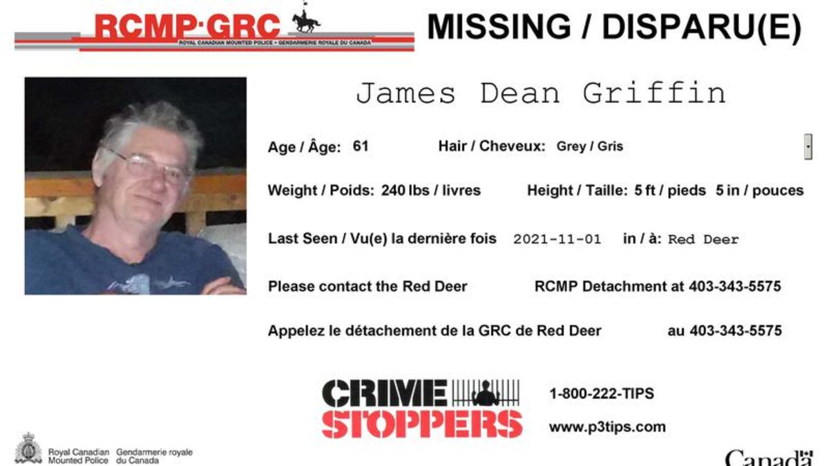 LOCATED: James Griffin, 61, of Red Deer | rdnewsnow.com