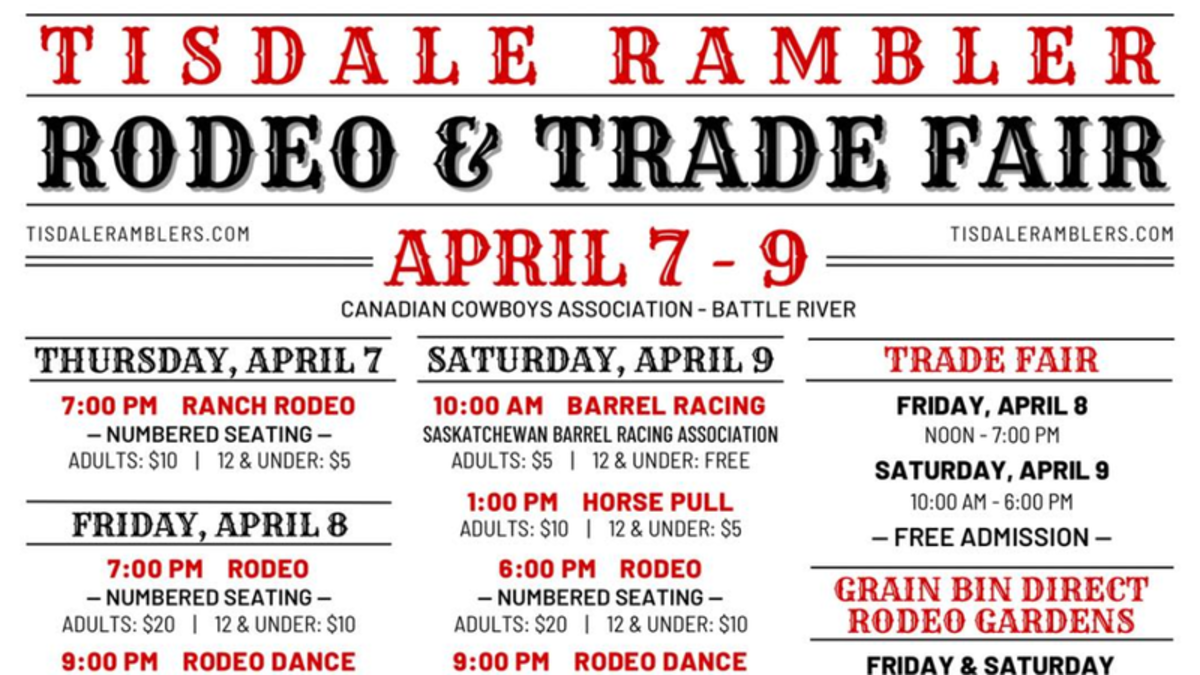 Tisdale Rambler Rodeo Weekend – Something for Everyone | battlefordsNOW