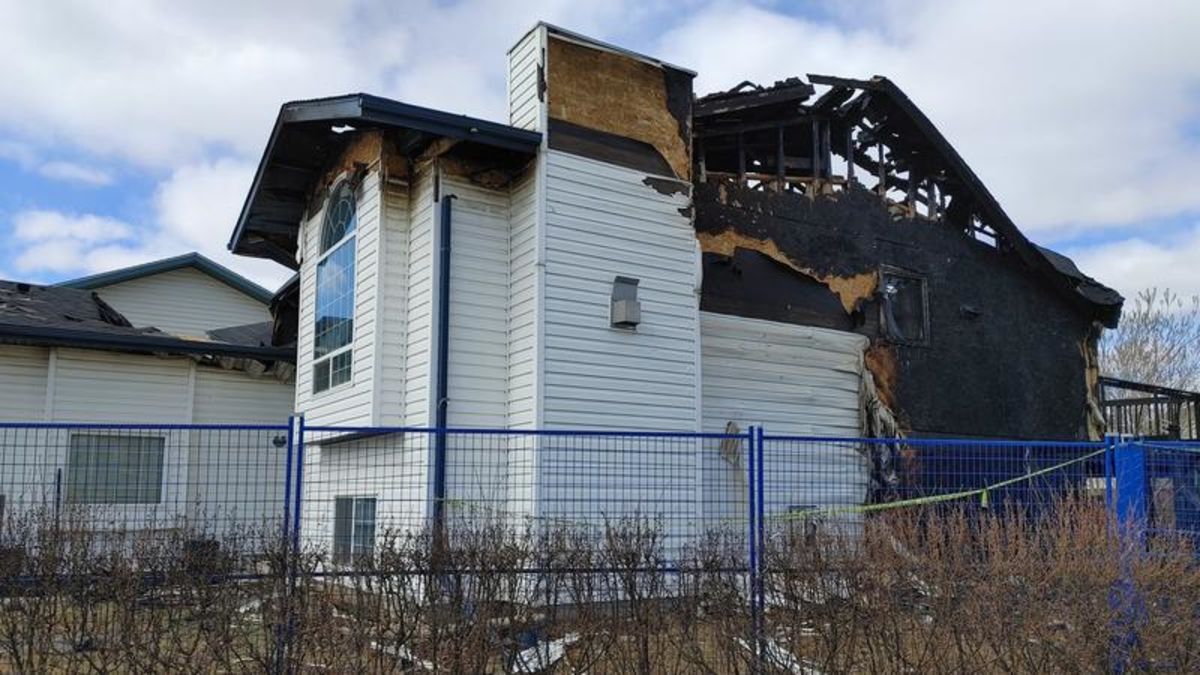 Windy conditions intensify two house fires in Red Deer on Saturday ...