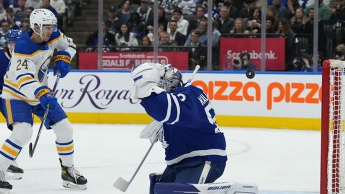 Sabres down Maple Leafs 5-2 in top pick Owen Power’s NHL debut ...