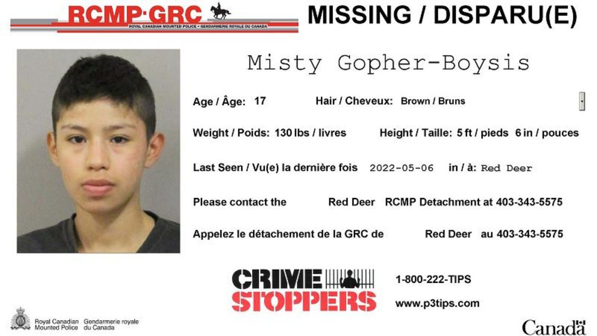 Missing: Misty Gopher-Boysis, 17, of Red Deer | rdnewsnow.com