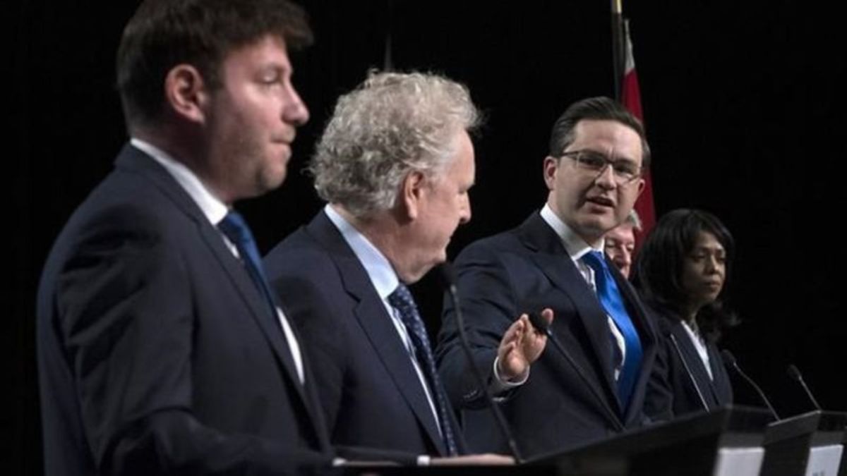 Conservative leadership candidates meet in Quebec for party’s French ...