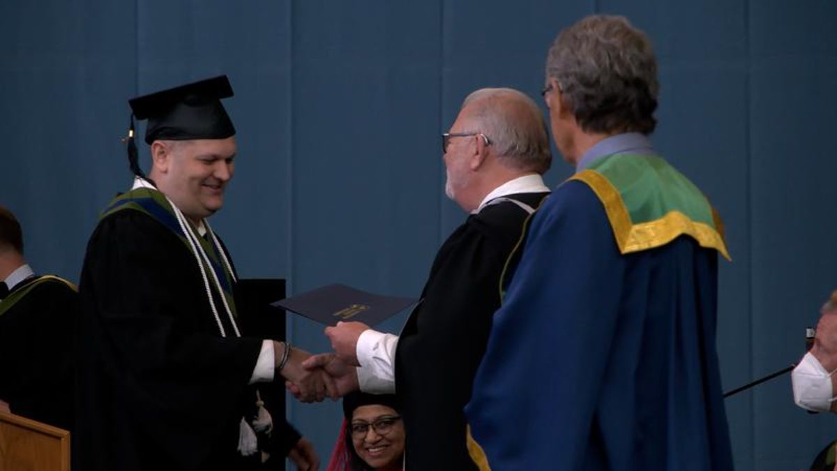 Two years later, 2020 TRU graduates walk the stage | B100