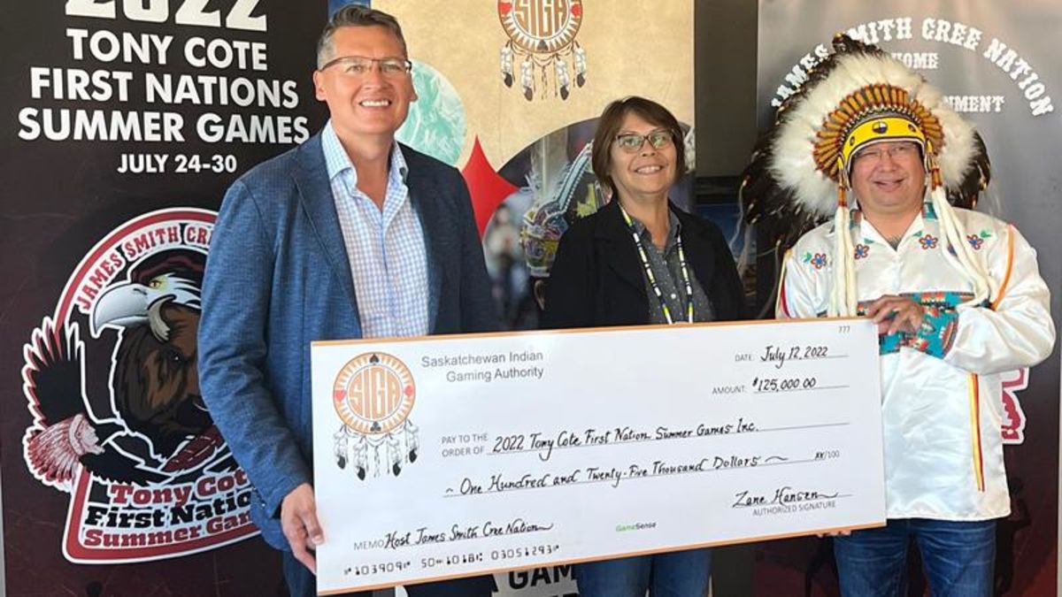 SIGA makes 125K donation to Tony Cote First Nations Games | paNOW
