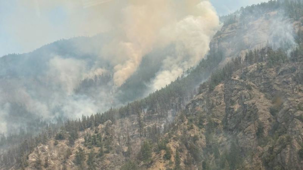 B.C. district issues evacuation order as aggressive Keremeos Creek fire ...