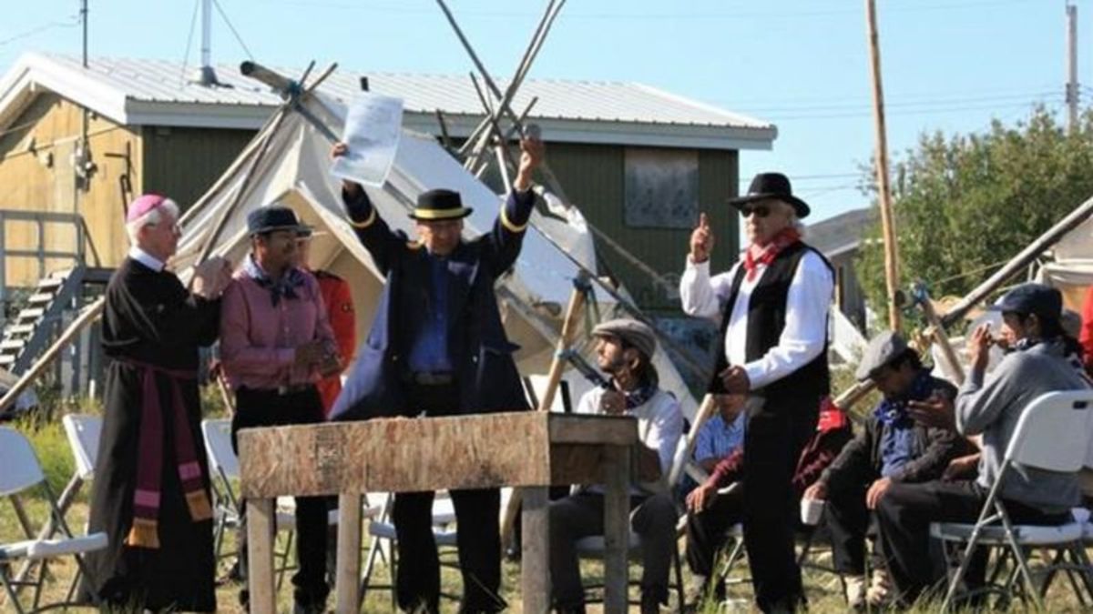 Tlicho reflect on legacy of Treaty 11 during 100-year celebrations | paNOW