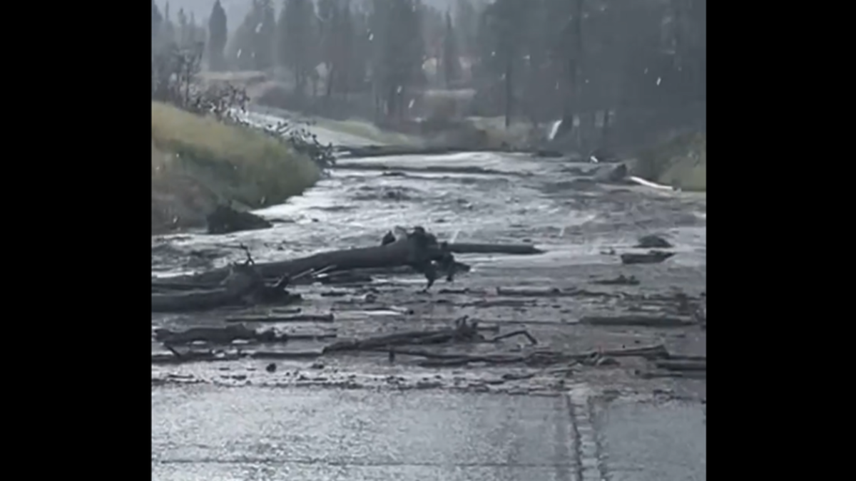 Mudslide along Highway 8 cuts off Shackan reserve | CFJC Today Kamloops