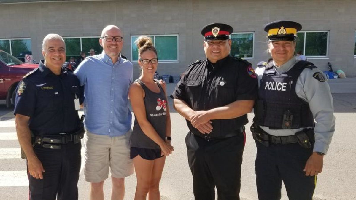 New shoes donated for kids in need as part of second annual community ...