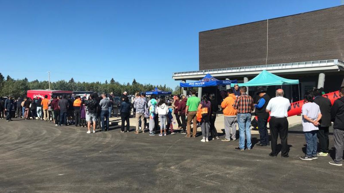 Big River First Nation opens new sports complex with a bang | paNOW