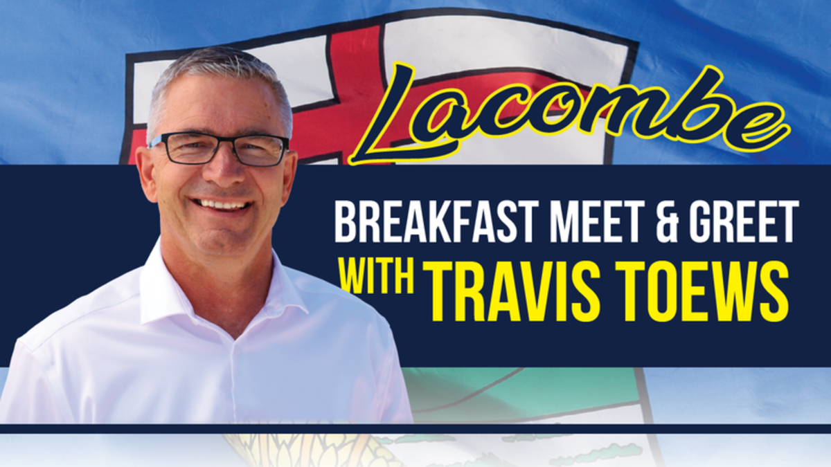UCP leadership candidate Travis Toews to hold Breakfast Meet & Greet ...