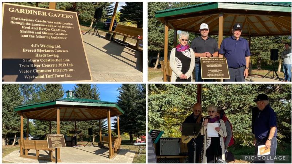 Gardiner family donate new gazebo to community | battlefordsNOW