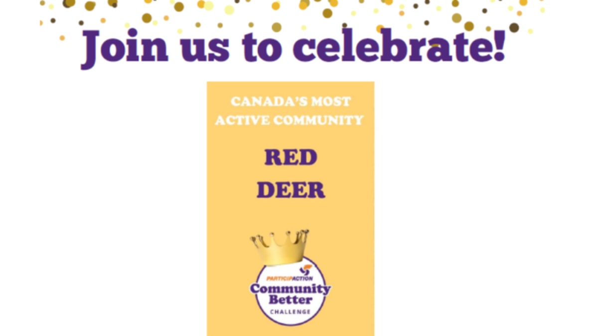 Red Deerians invited to celebrate win as “Canada’s Most Active ...
