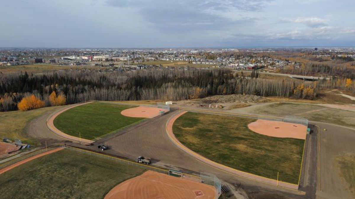 Construction complete at new South Bear ball diamonds | EverythingGP