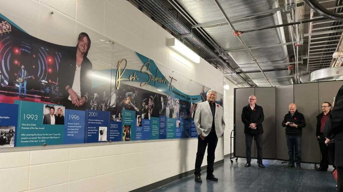 Honourary wall for Ron Sakamoto unveiled at ENMAX Centre | Lethbridge ...
